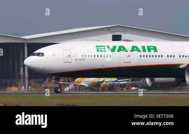 KUALA LUMPUR, MALAYSIA - MARCH 09, 2026: An EVA Air Boeing 777-300ER ...