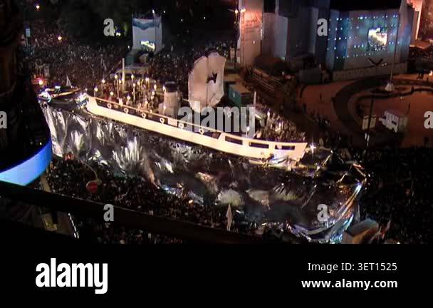 Buenos Aires, Argentina - May 25, 2010: Theatrical Immigrant Ship Float ...