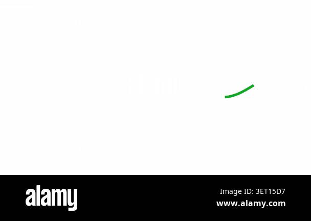 Green Wavy Animated Icon With Alpha Channel. Fluidity, Movement, And ...