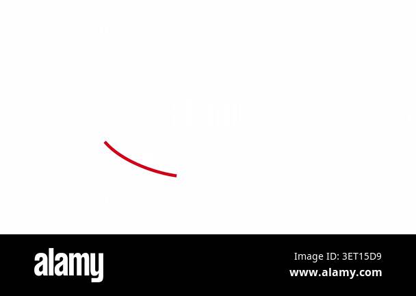 Red Circle Outline Icon. Simple Circular Shape Symbol. Minimalist ...