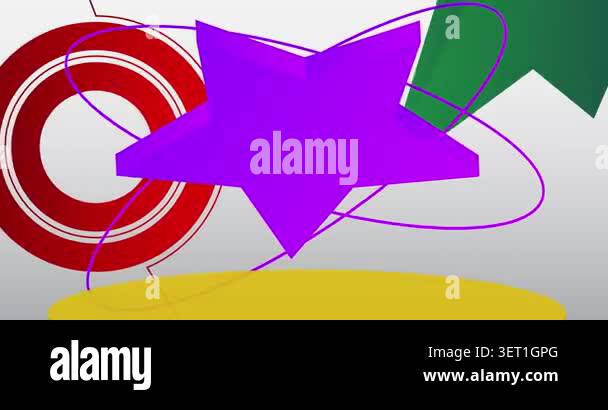 Mockup product display animation, cylinder pedestal podium. Stage ...