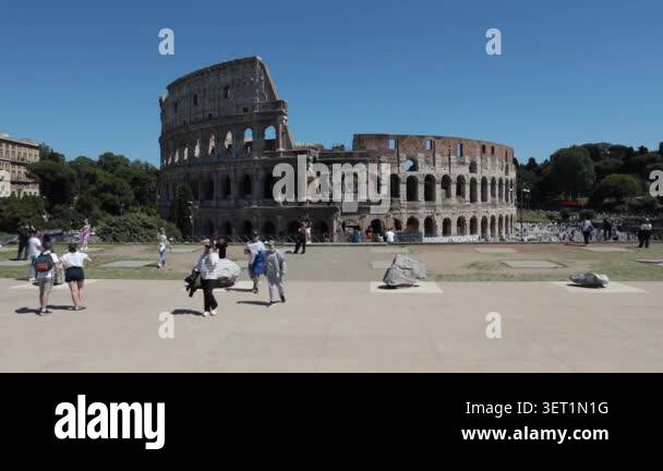 Rome, Italy - May 2, 2026: The Colosseum, formerly known as the Flavian ...