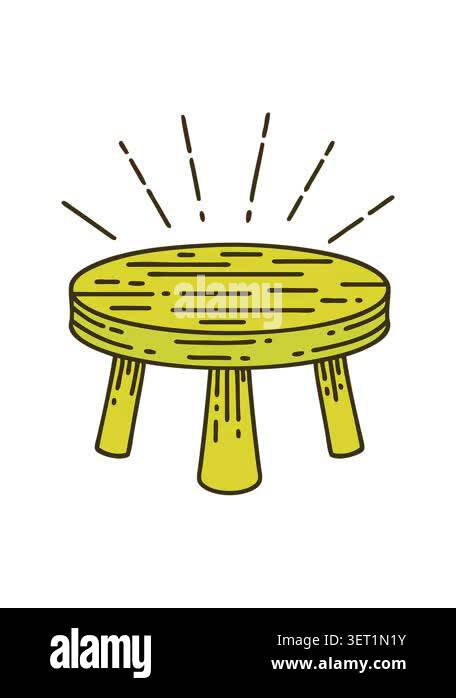 Vertical video showing a simple, stylized illustration of a round ...
