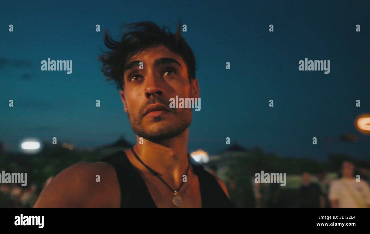 Night selfie walk in Grand Tang Ever Bright City Stock Video Footage ...