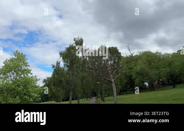 View of Forest Recreation Ground in Nottingham, England. Public urban ...