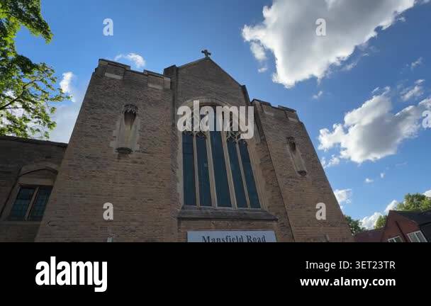 View of Mansfield Road Baptist Church in Nottingham, Nottinghamshire ...