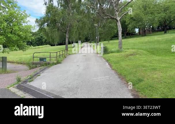 View of Forest Recreation Ground in Nottingham, England. Public urban ...