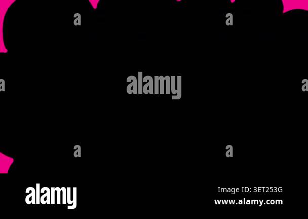 Set of 2D transitions shapes on a black background. Collection includes ...