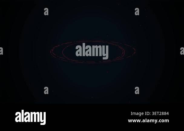 glowing neon red light with a black circle Stock Video Footage - Alamy