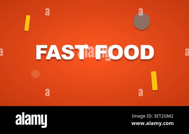 A digital display of fast food menu Stock Video Footage - Alamy