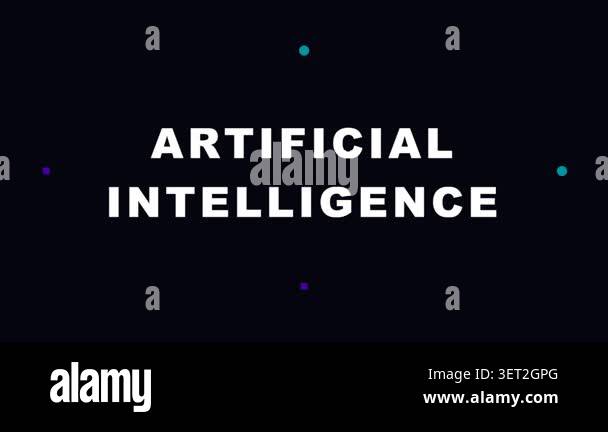 Artificial intelligence digital concept background Stock Video Footage ...