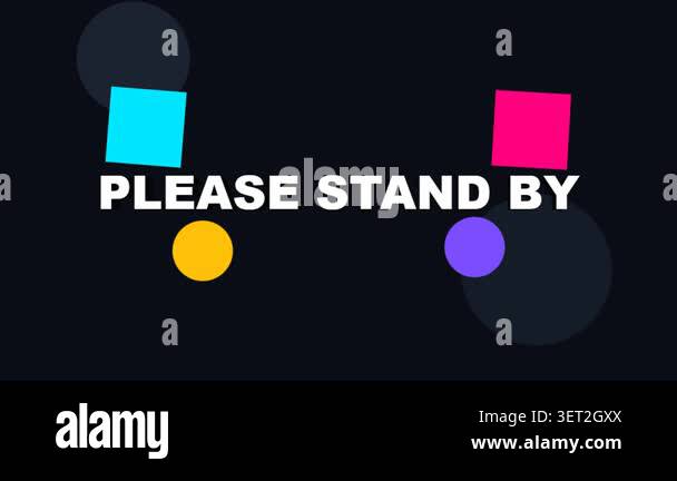 A colorful graphic with shapes on screen Stock Video Footage - Alamy