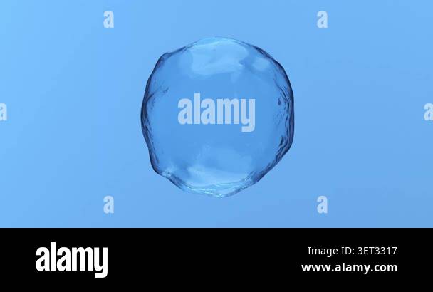 4k Resolution Video: Water Purity Concept. Transparent Blue Water ...