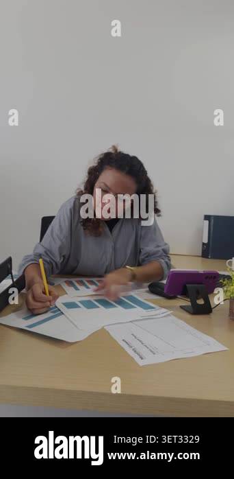 Annoyed office worker feeling angry and overwhelmed with paperwork ...