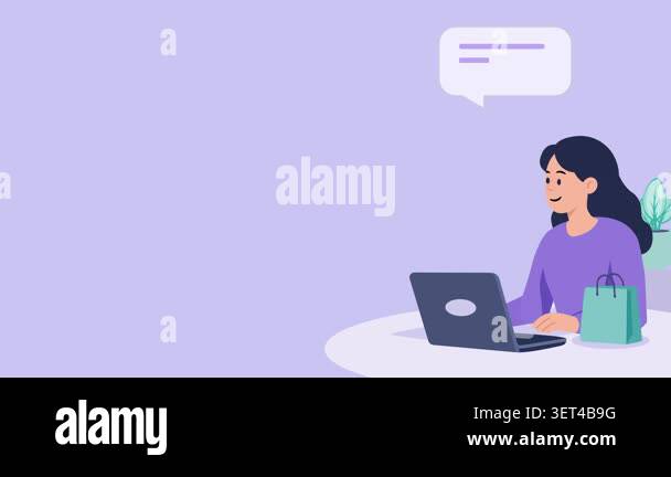 Modern AI-powered ecommerce animation showing smart product ...