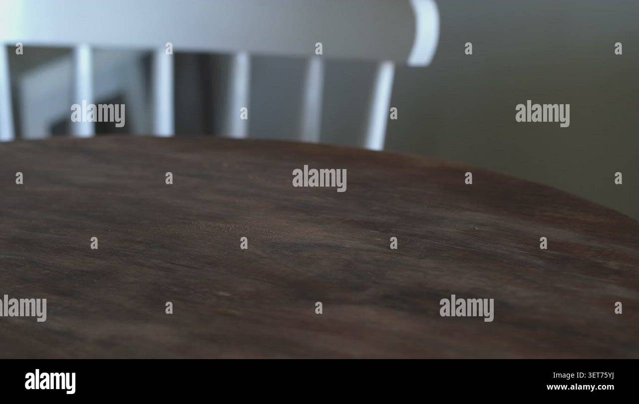 Sanding a table Stock Video Footage - Alamy