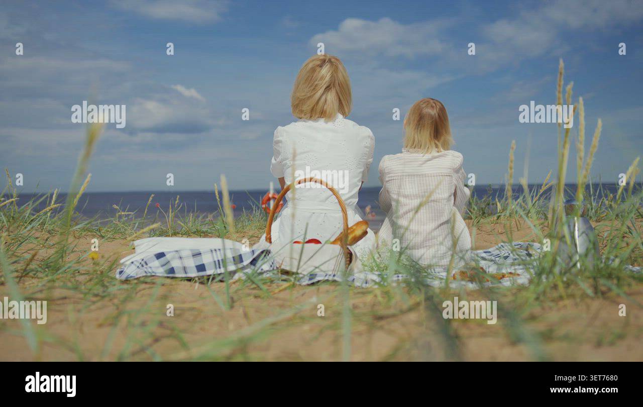 Daughter Resting Head On Mother Stock Video Footage - Alamy