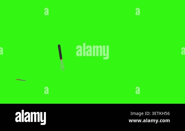 Collage of kitchen utensils falling against a vibrant green background ...