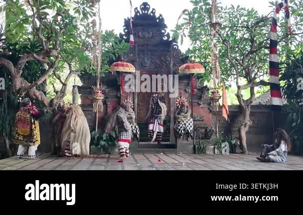 BALI, INDONESIA - FEBRUARY 20, 2026: traditional barong Dance ...