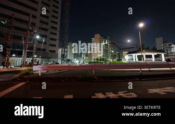 Shinagawa Continuous Grade Separation Project, Night View May 2026 ...