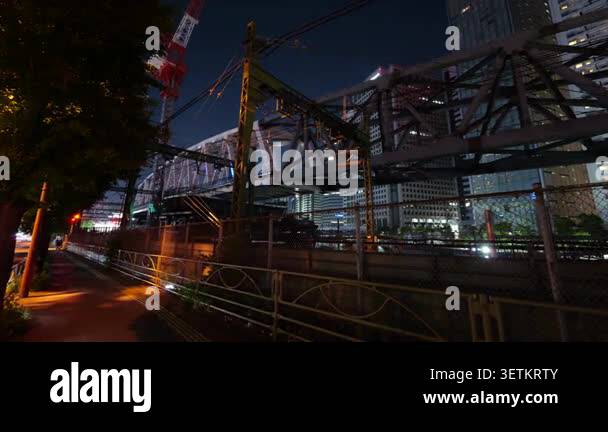 Shinagawa Continuous Grade Separation Project, Night View May 2026 ...