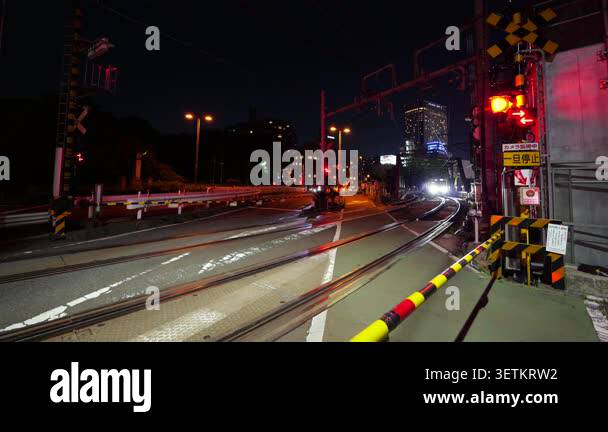 Shinagawa Continuous Grade Separation Project, Night View May 2026 ...