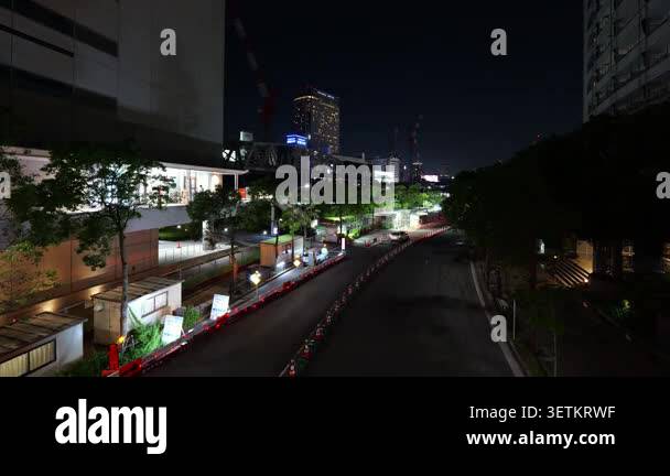 Shinagawa Continuous Grade Separation Project, Night View May 2026 ...