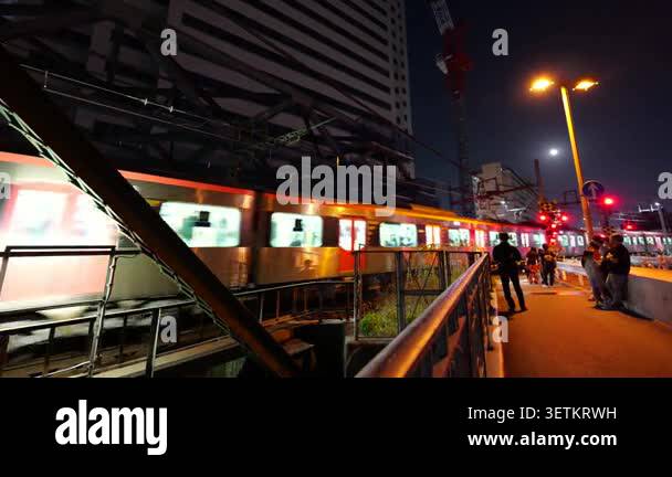 Shinagawa Continuous Grade Separation Project, Night View May 2026 ...