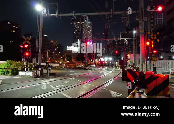 Shinagawa Continuous Grade Separation Project, Night View May 2026 ...