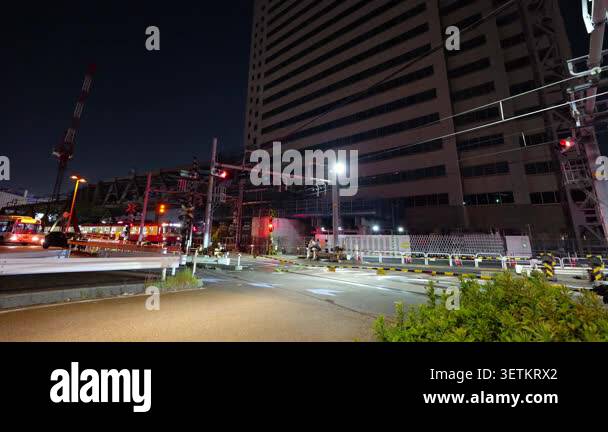 Shinagawa Continuous Grade Separation Project, Night View May 2026 ...