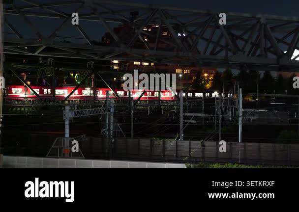 Shinagawa Continuous Grade Separation Project, Night View May 2026 ...