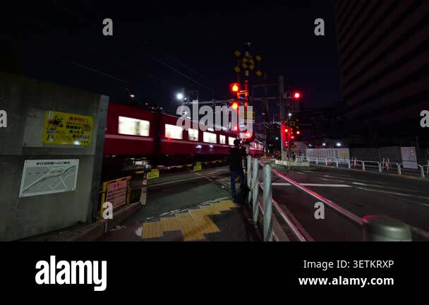 Shinagawa Continuous Grade Separation Project, Night View May 2026 ...