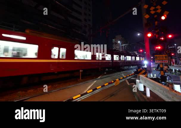 Shinagawa Continuous Grade Separation Project, Night View May 2026 ...