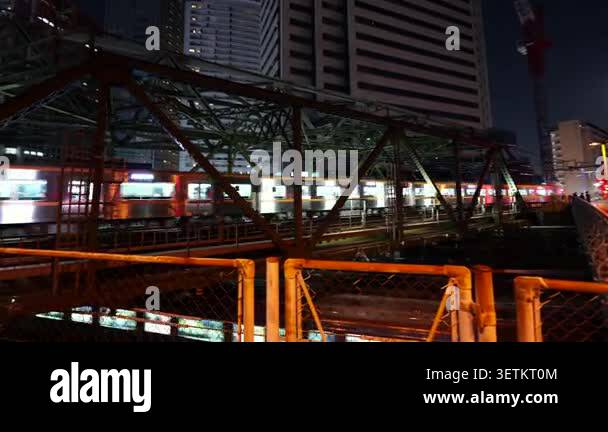 Shinagawa Continuous Grade Separation Project, Night View May 2026 ...