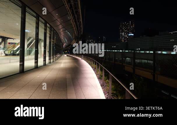 Takanawa Gateway City, Japan Tokyo Night May 2026 Stock Video Footage ...
