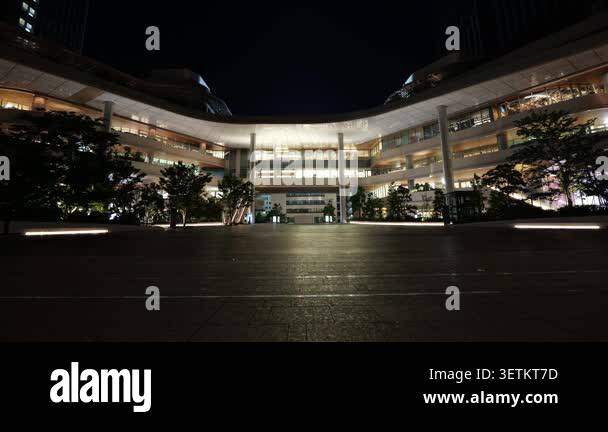 Takanawa Gateway City, Japan Tokyo Night May 2026 Stock Video Footage ...