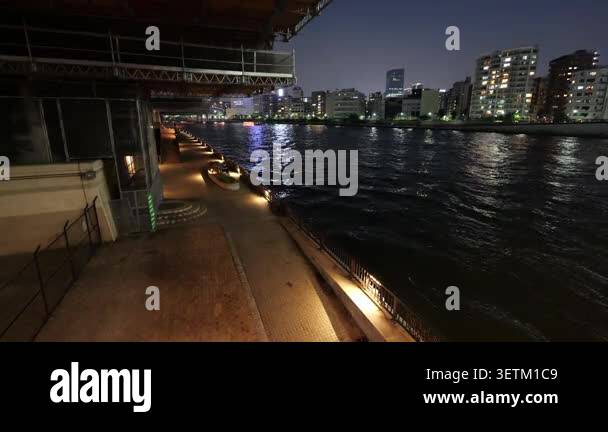 Ryogoku bridge Night View, Japan Tokyo June 2026 Stock Video Footage ...