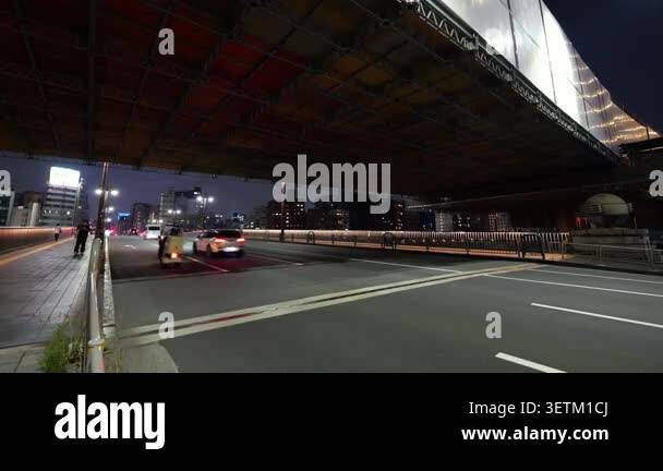 Ryogoku bridge Night View, Japan Tokyo June 2026 Stock Video Footage ...