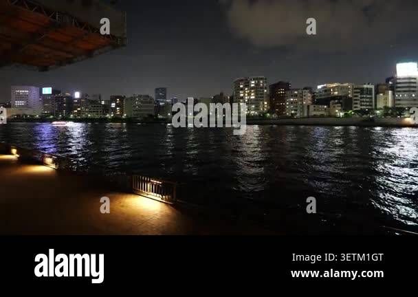 Ryogoku bridge Night View, Japan Tokyo June 2026 Stock Video Footage ...