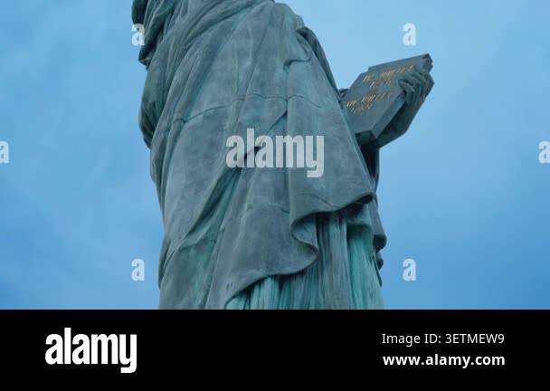 Statue of Liberty replica stands in Paris France as historical landmark ...