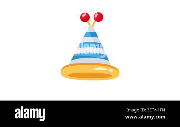 Check out our amazing 3d animated icon of birthday hat Stock Video ...