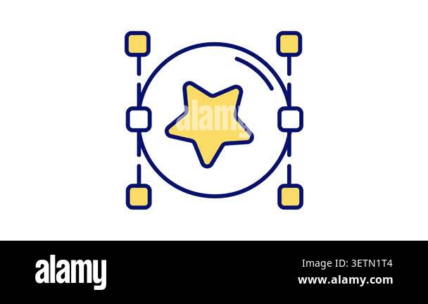 Check this beautifully designed animated icon of star animated vector ...