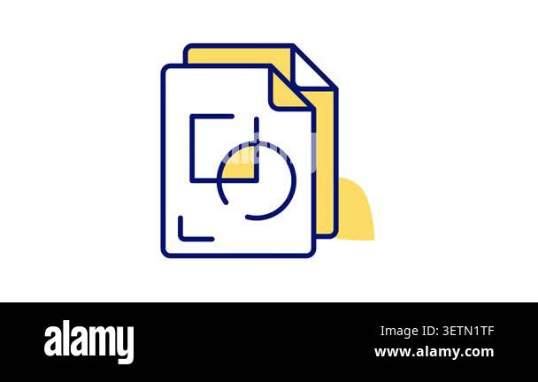 Check this carefully crafted colors file animated vector in trendy ...