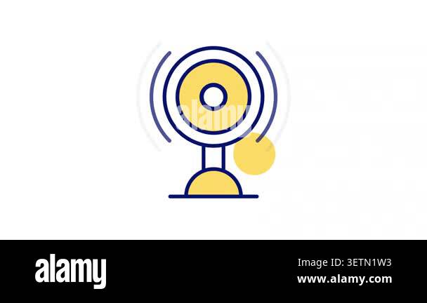 Audio speaker animated vector design in in modern and trendy style ...