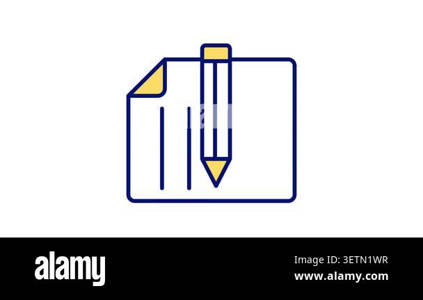 Architecture work animated vector design in modern style, isolated on ...