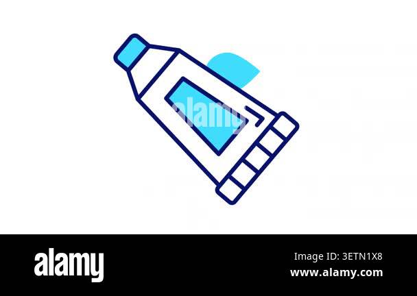 Check this beautiful animated vector of paint tubes in editable style ...