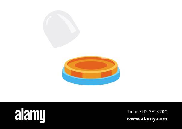 Glass farming animated icon creatively designed in 3d style Stock Video ...