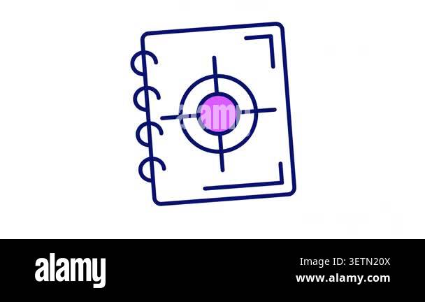 Check this amazing animated icon of camera focus in modern style Stock ...