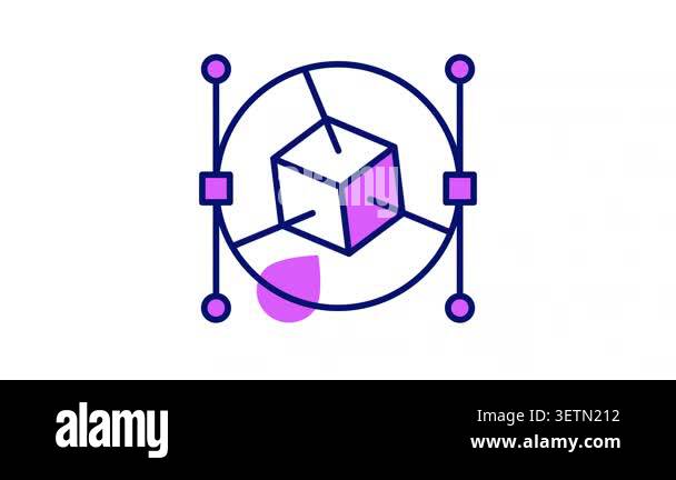3d modeling animated vector design, ready to use animated icon isolated ...