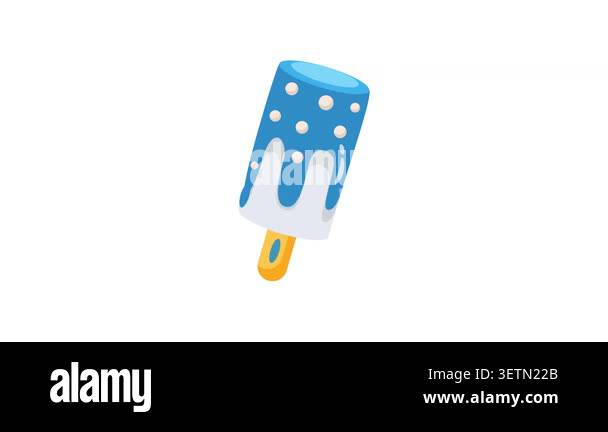 Here is a latest 3d animated icon of ice popsicle Stock Video Footage ...
